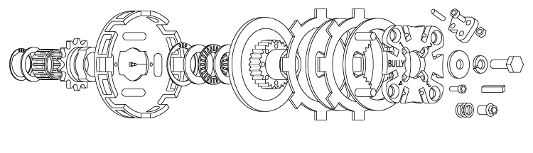 Bully Clutch - 2 Disc / 4 Spring – clutchbarn.com