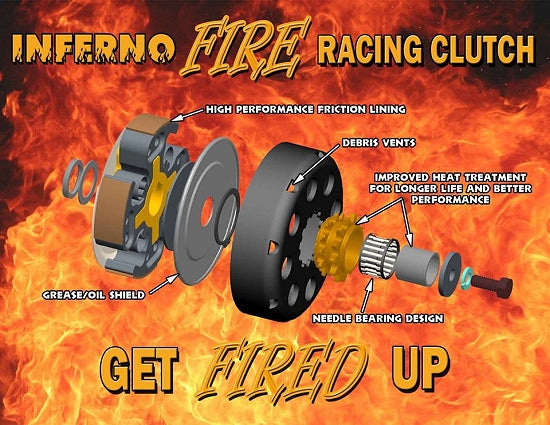 Hilliard Inferno Clutch - Fire – clutchbarn.com